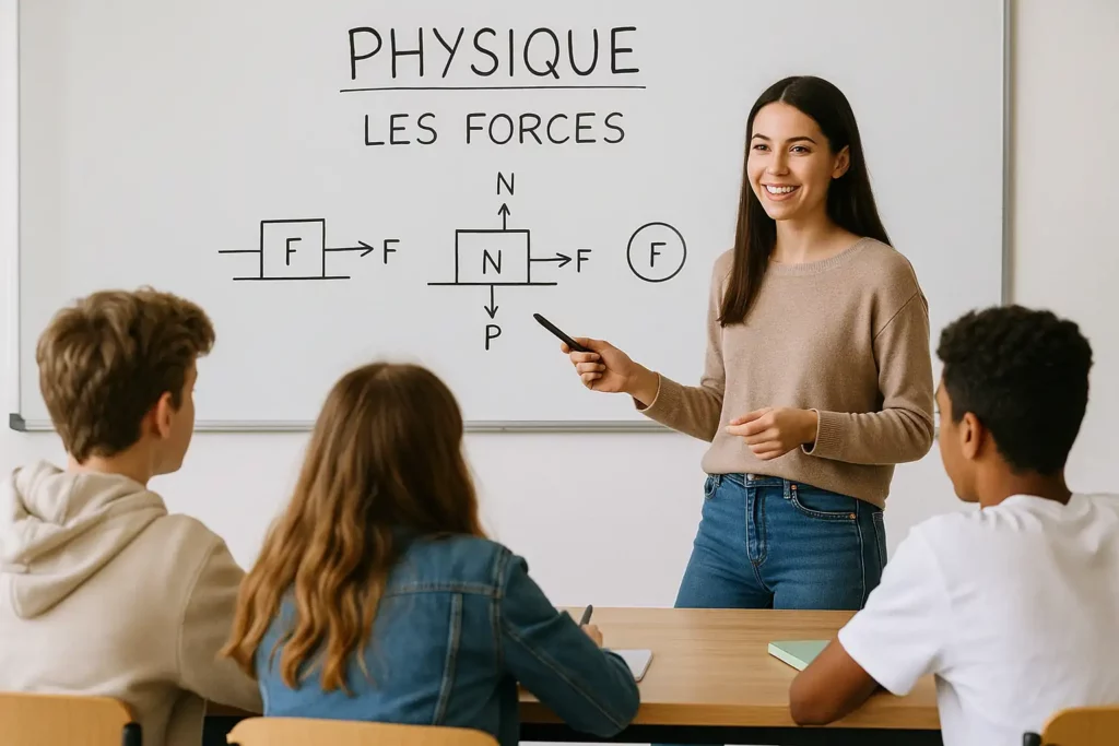 Cours de physique sur les forces et vecteurs : clair et simple